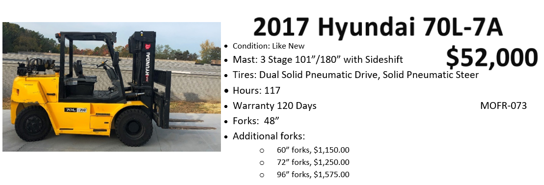 USED FORKLIFTS - Mid Ohio Forklifts